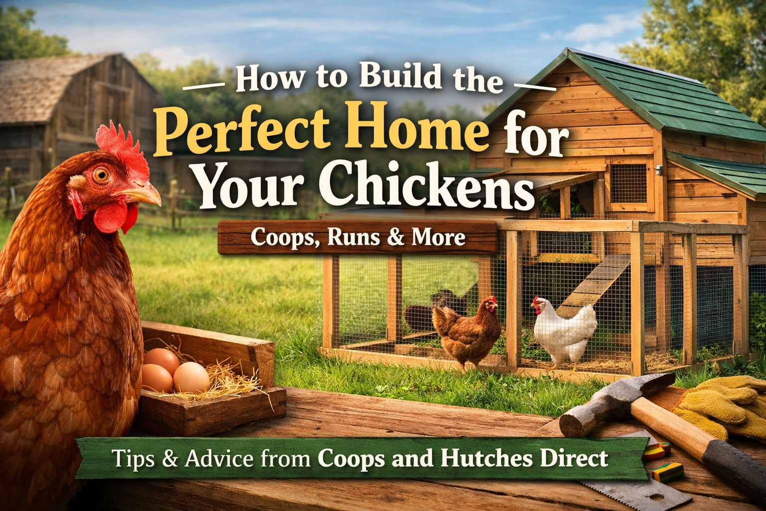 How to Build the Perfect Home for Your Chickens: Coops, Runs ...